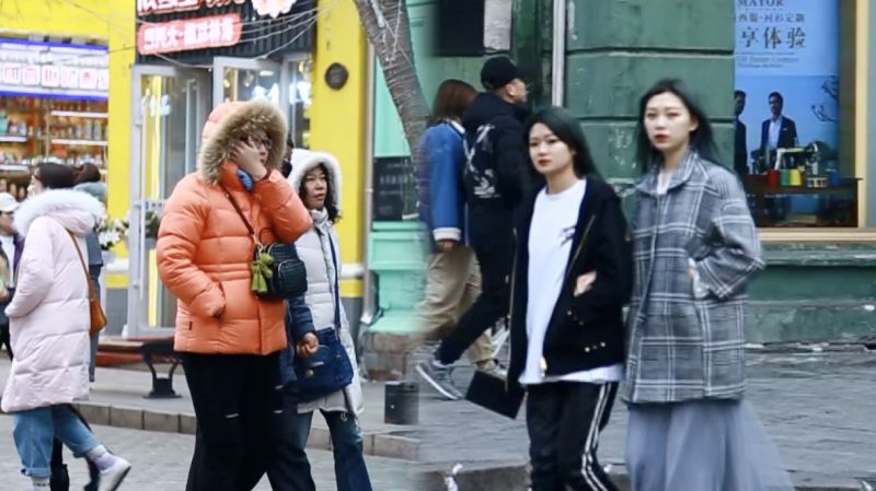 哈尔滨开启乱穿衣模式,秋裤丝袜羽绒服齐飞