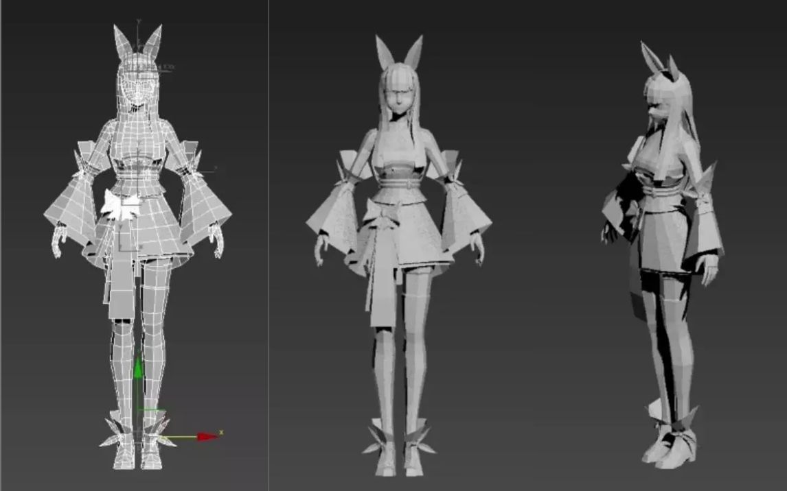 3Dmax人物建模-给美少女做一套衣服