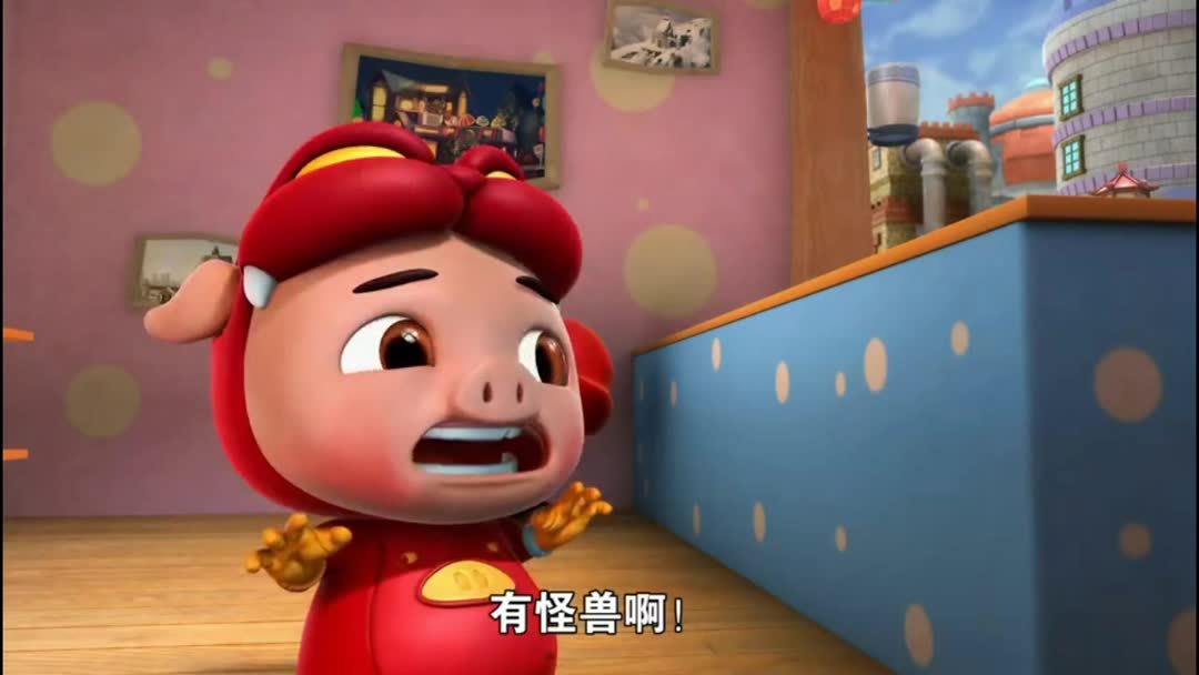 猪猪侠:猪猪侠发现城市里的蟑螂,变得和汽车一样大,情况危急