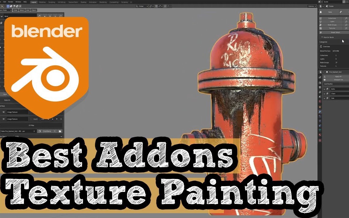 Blender 添加 PBR 材质绘画技巧