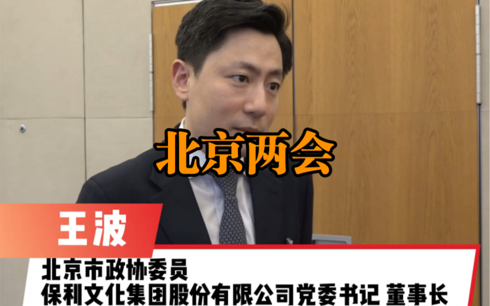 政协委员王波: 打造精品演出通过引进境外演出促进文化交流#代表委员...