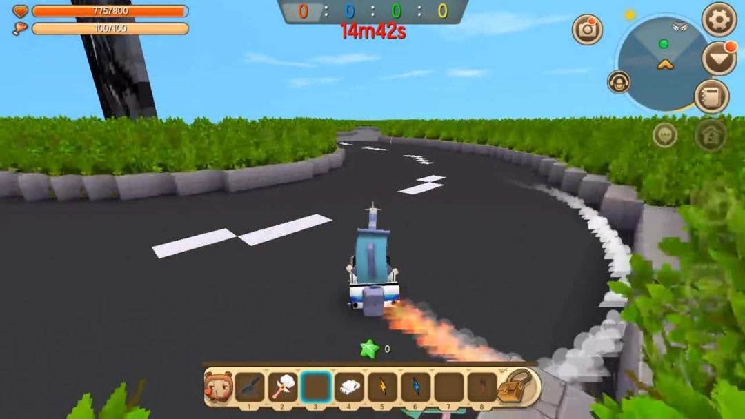 木鱼迷你世界:趣味小游戏,模拟F1赛车比赛!