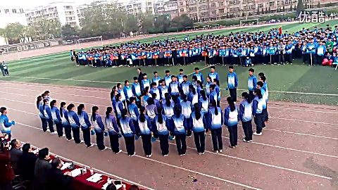 洛阳一中高二13最经典的运动会入场式