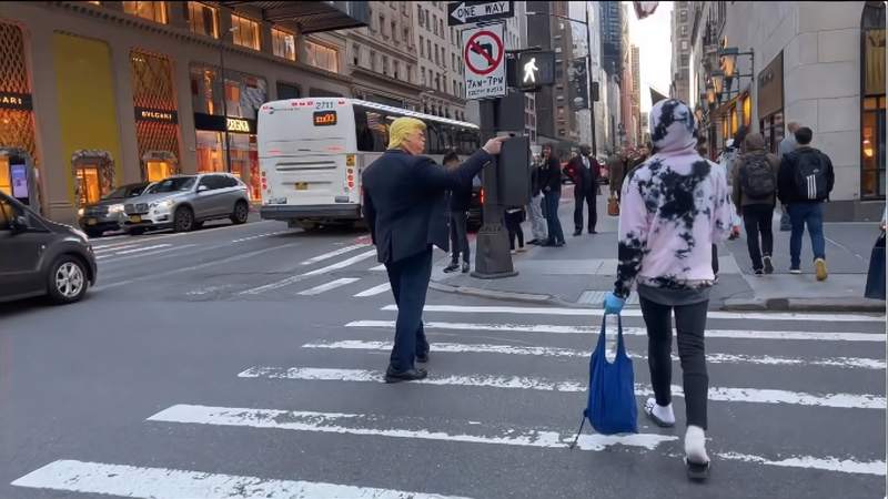 模仿特朗普已渐渐成为一种艺术