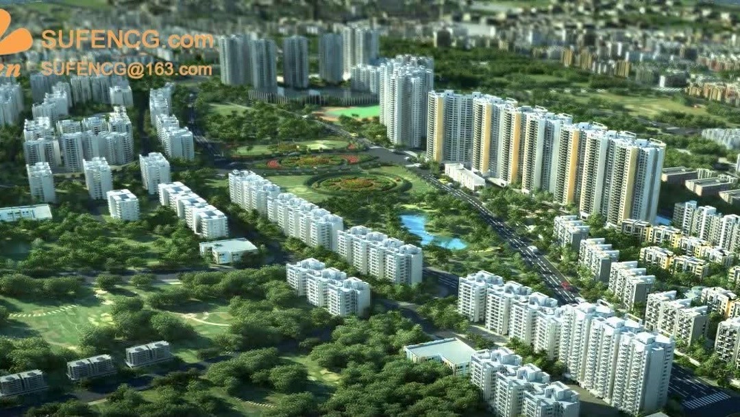 超宽弧幕嘉云府地产宣传片三维建筑动画世峰数字SUFENCGiCOM