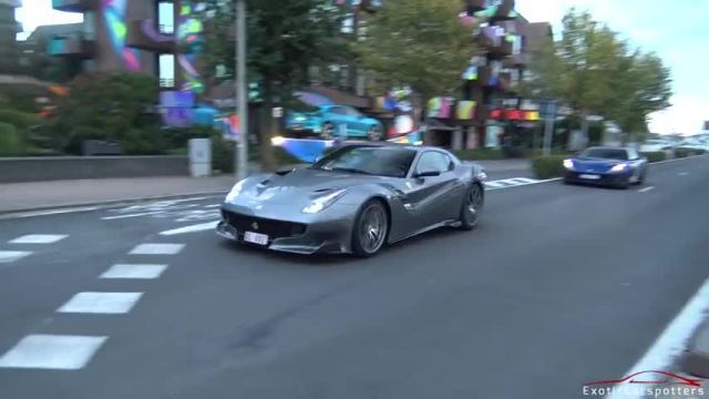 街头实拍法拉利F12