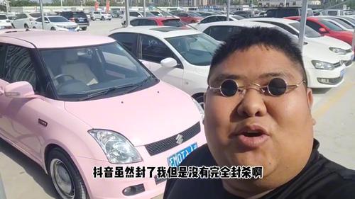 粉嫩嫩的铃木雨燕,正儿八经女士车,自动挡练手代步,资历丰富呀