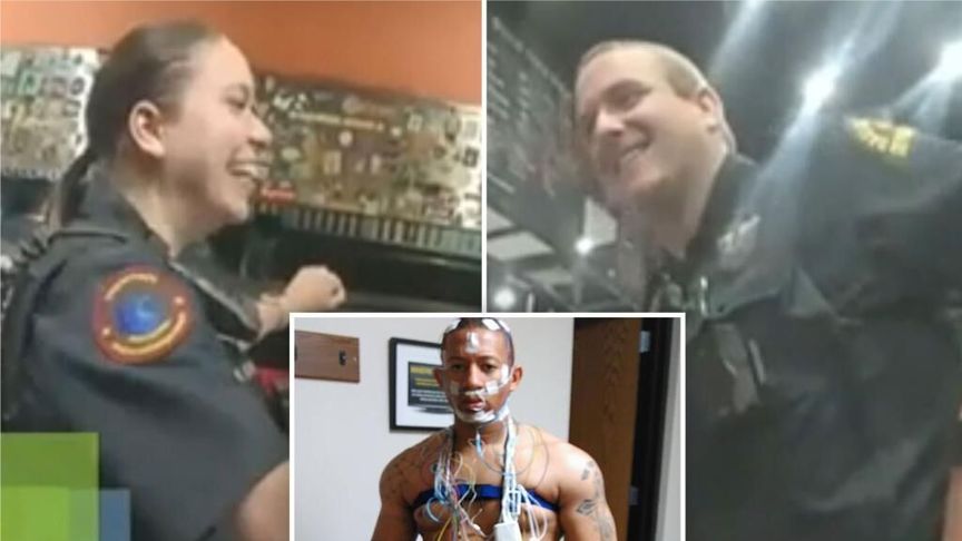 视频曝光!美伤残退伍军人在披萨店被警察禁用厕所,尿了自己一身