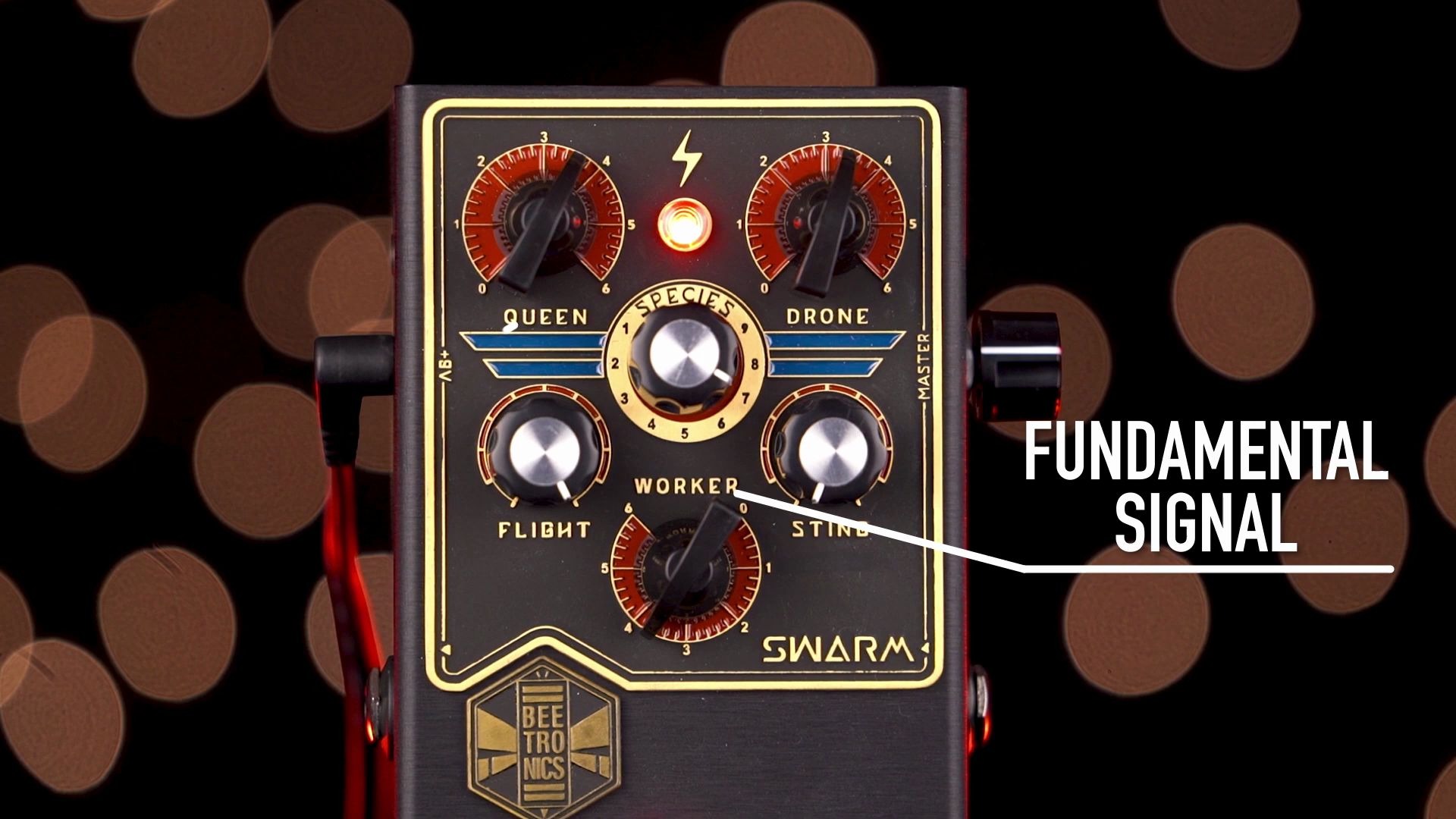 Beetronics FX Swarm 美产蜜蜂 蜂群 和声 法兹 单块效果器 演示视频2