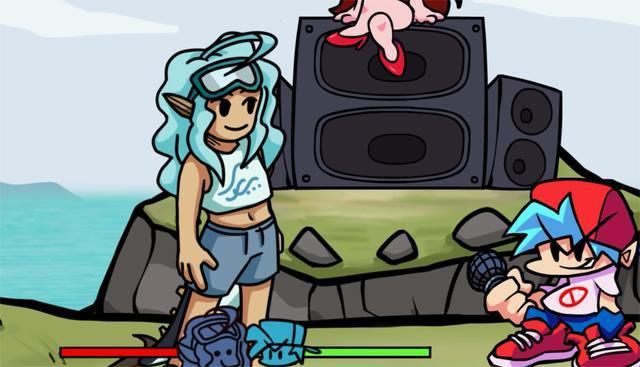 周五晚说唱第90期:挑战亚特兰蒂斯鱼人 FNF模组