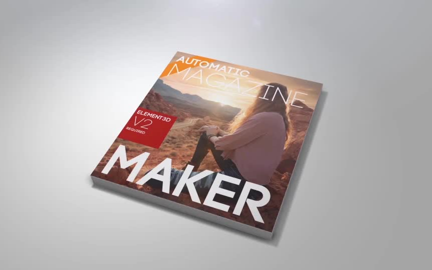 AE模板-书籍翻页视频杂志翻页视频模板可任意编辑的杂志内容介绍...