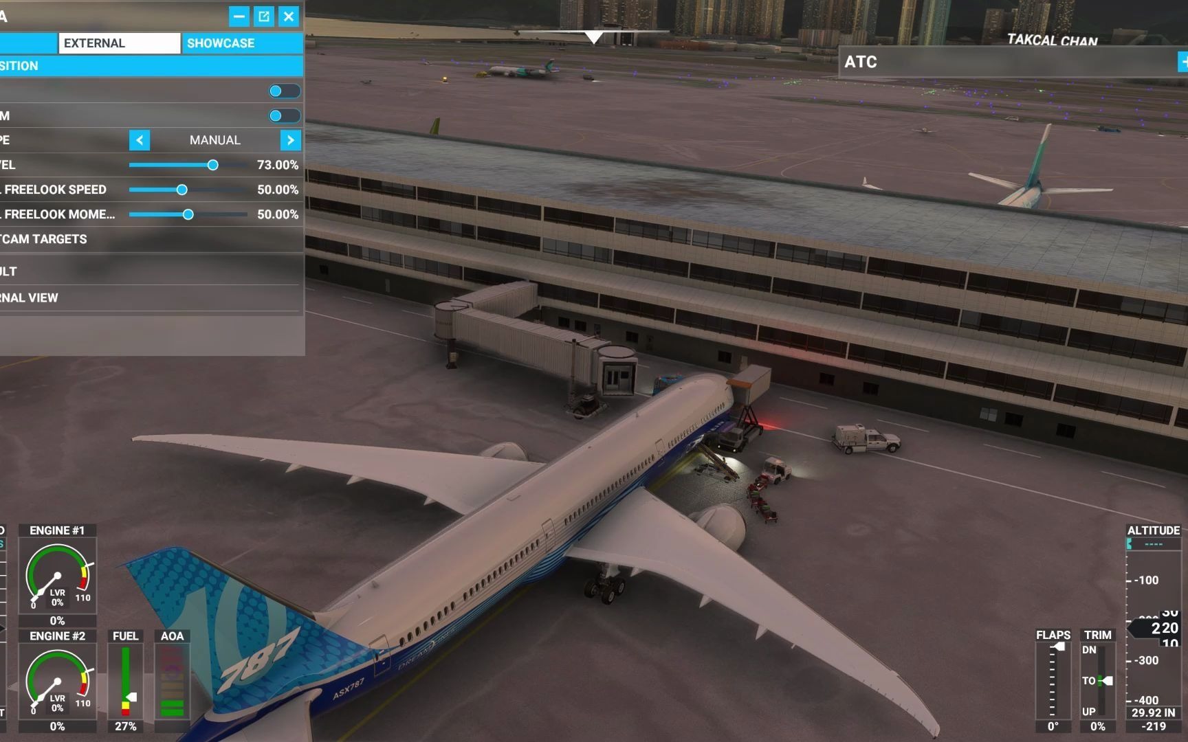 【模拟飞行MFS2020】787屎一样的气动,降落务必困难。