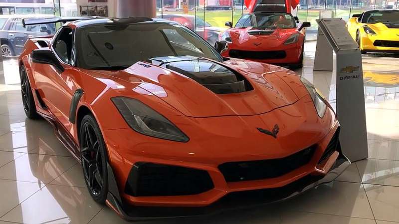 2019款克尔维特ZR1按下钥匙,无框车门打开买不买保时捷911自己定