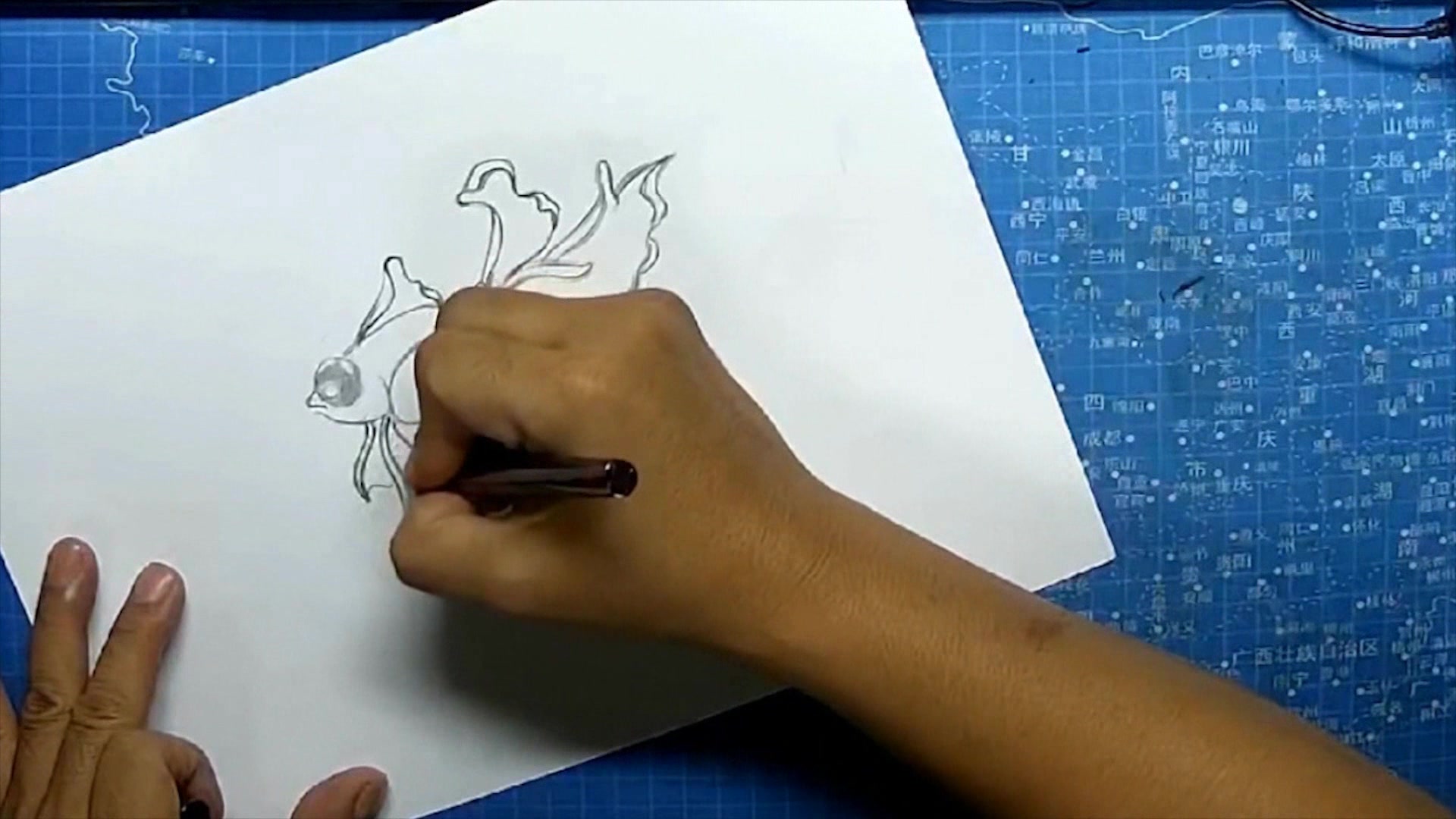 simon珠宝手绘金鱼直播第三期-simon珠宝手绘培训|手绘设计师|珠宝...