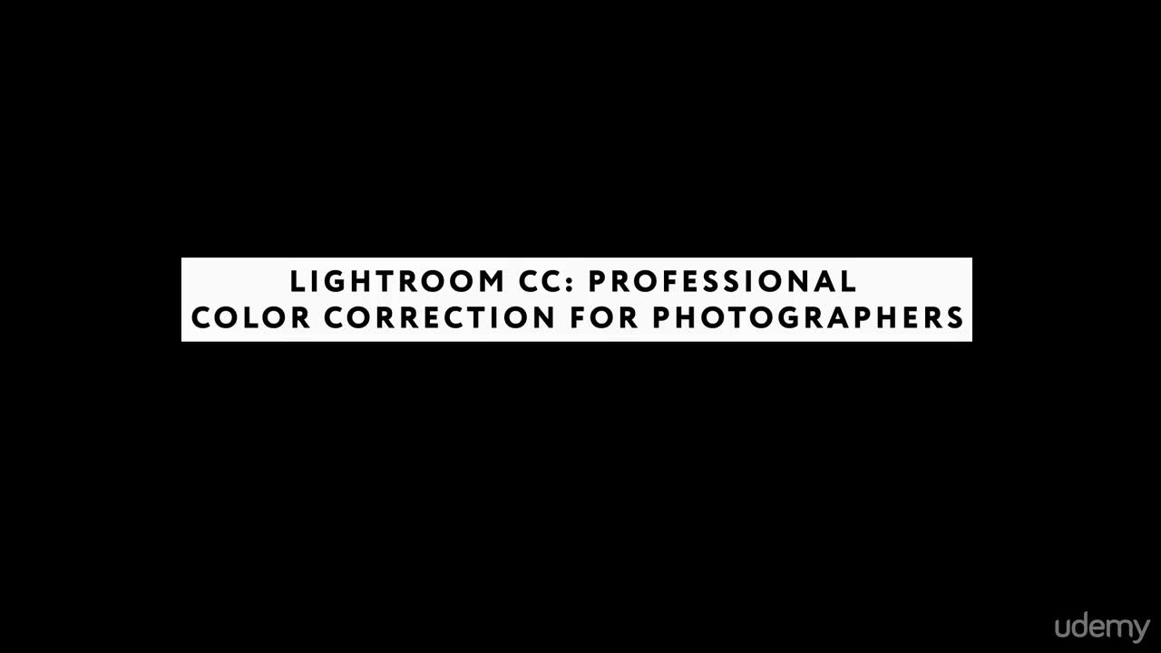 专业人像修饰教程Udemy - Lightroom CC Professional Portrait ...
