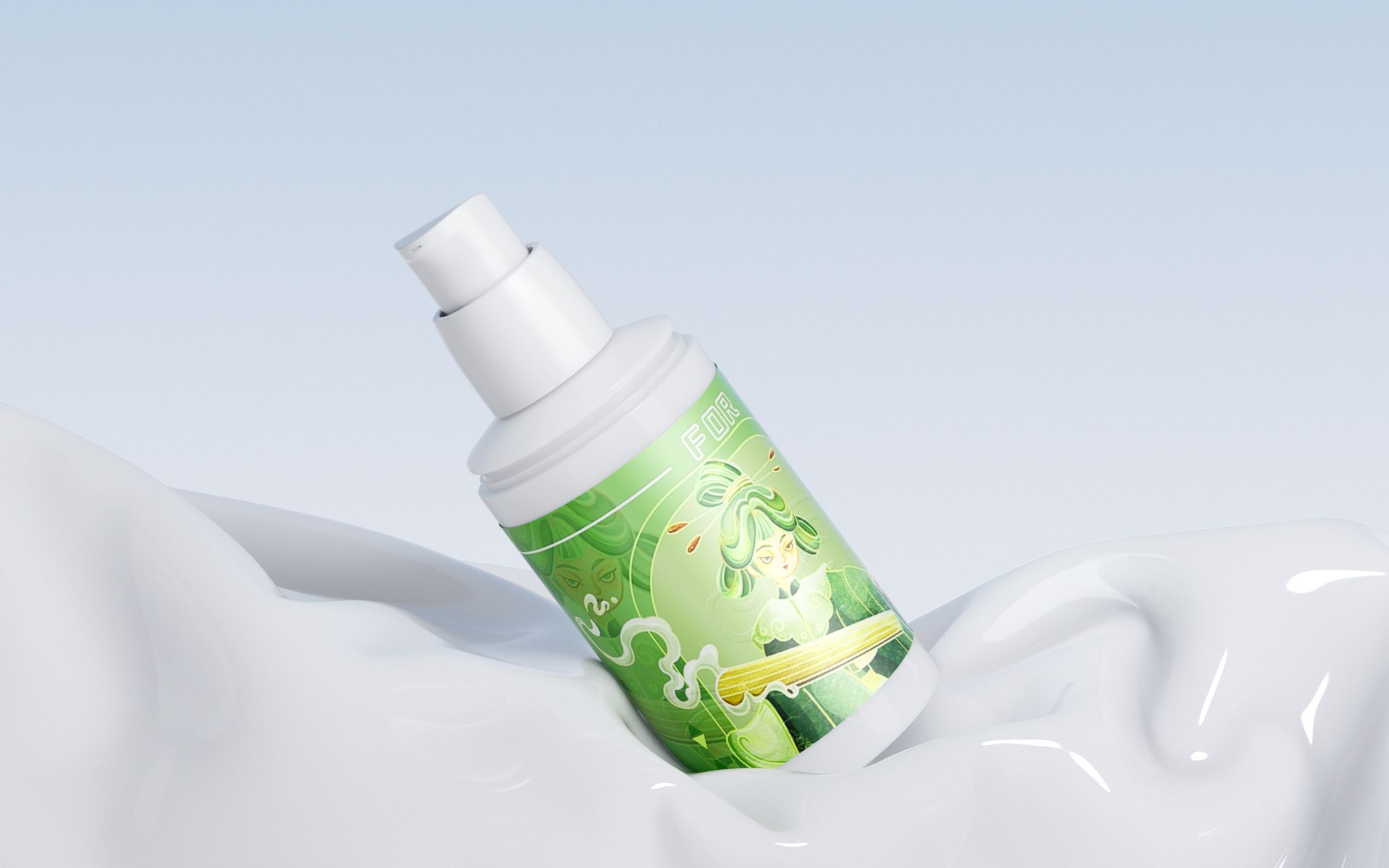 【C4D教程-公开课】 如何用C4D制作3S材质 美妆场景渲染