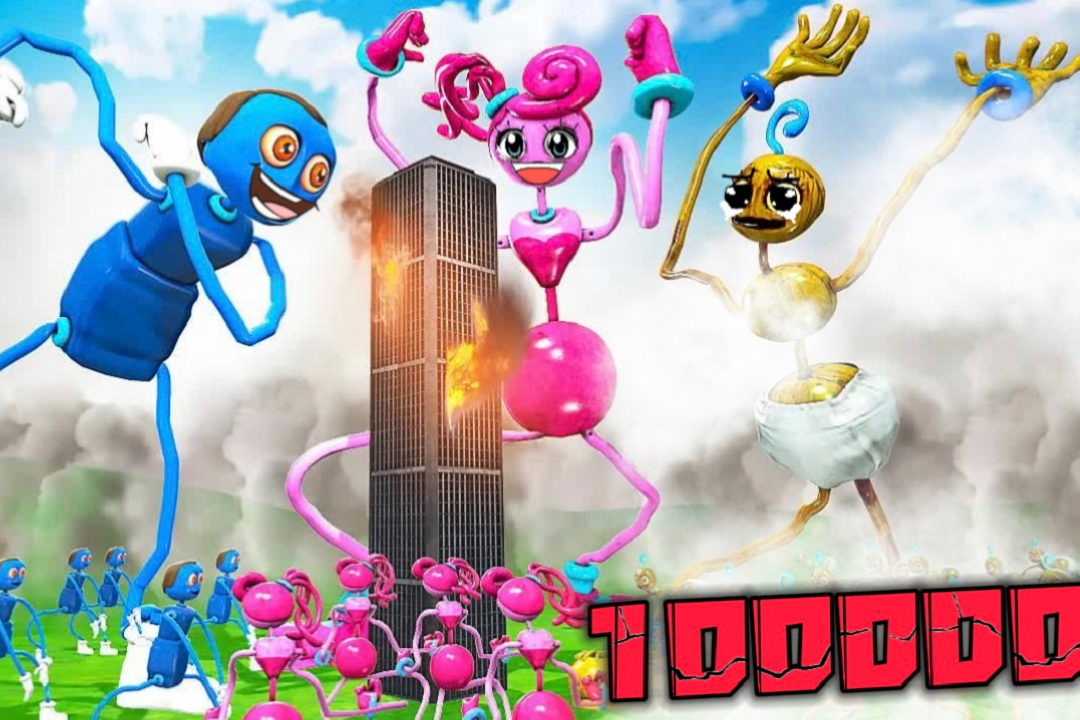 盖瑞模组:大狗前去参观老弟杰作建筑,没想到长腿怪来袭!