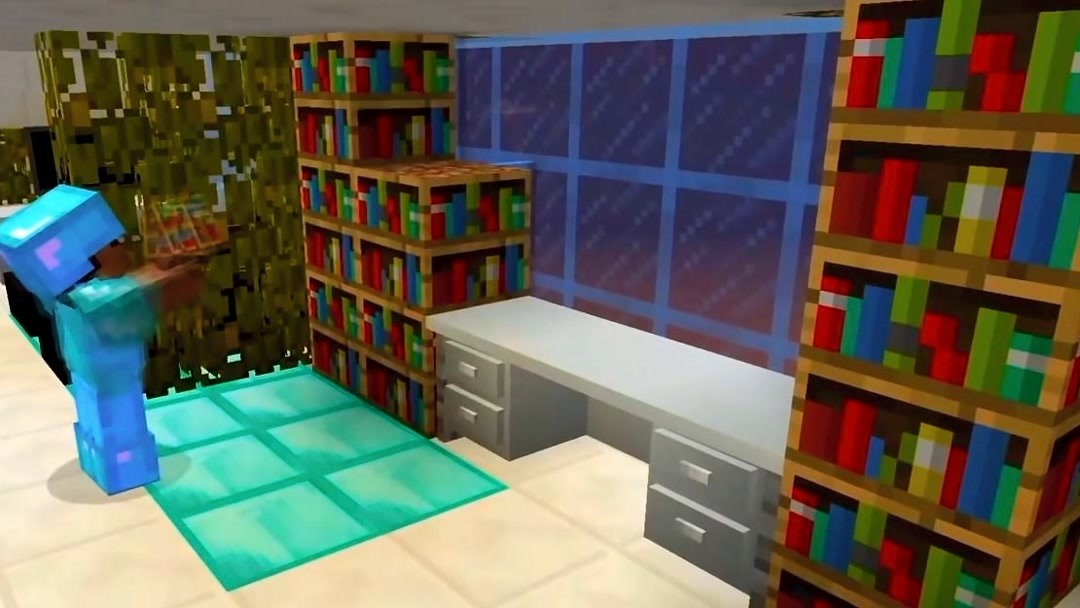 我的世界 搞笑动画:菜鸟召唤无敌BOSS 要建造一座房子