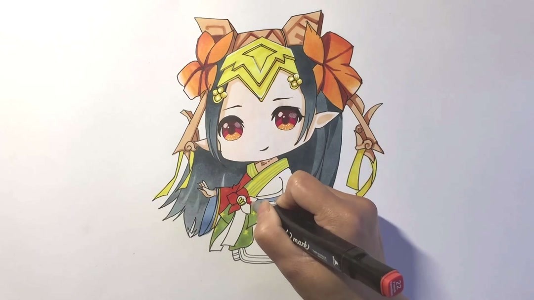 卡通Q版人物绘画
