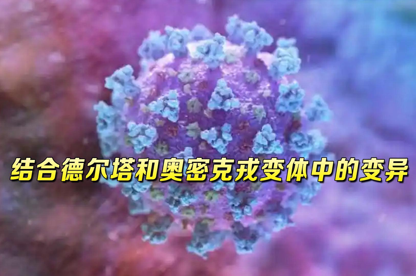双毒合一!新冠"德尔塔克戎"变异株被证实,美欧均出现相关病例