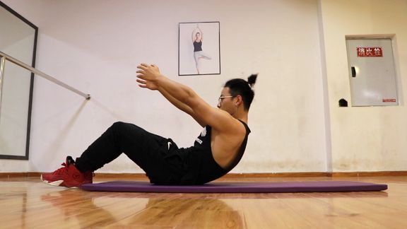 Eddie坤初级健身训练, 腹部强化练习3,巩固基础加强塑性