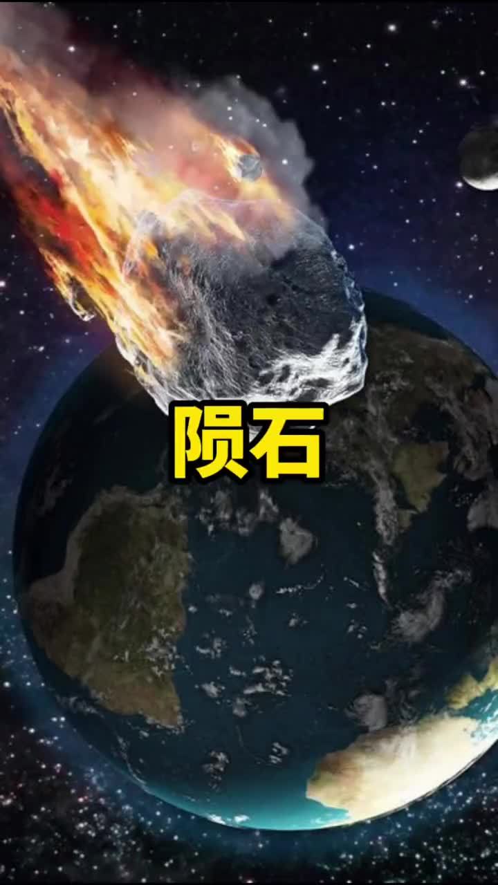 假如一颗陨石撞击地球会发生什么? #陨石 #地球