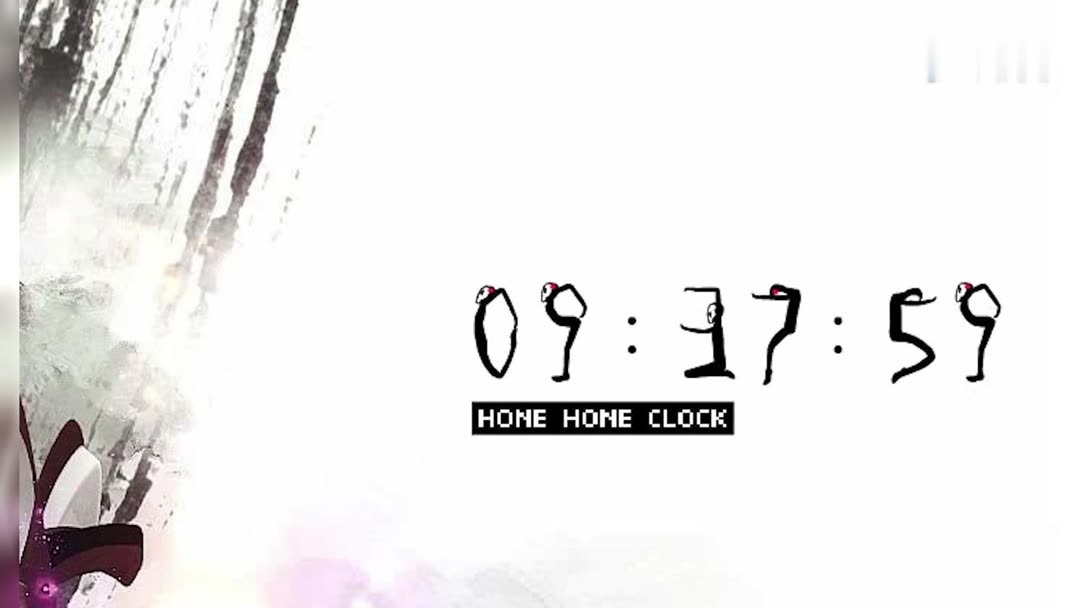 超火爆,动态人物时钟,极客必须get!