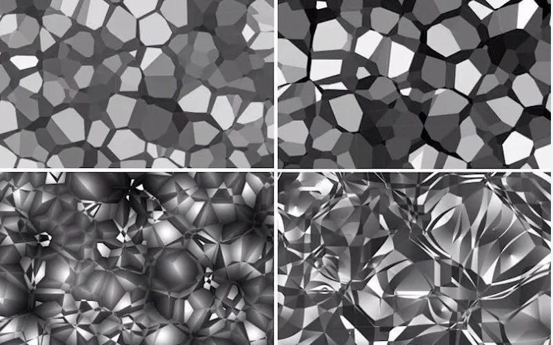 90张黑白纹理90张置换凹凸贴图材质 C4D创意场景3D贴图素材1