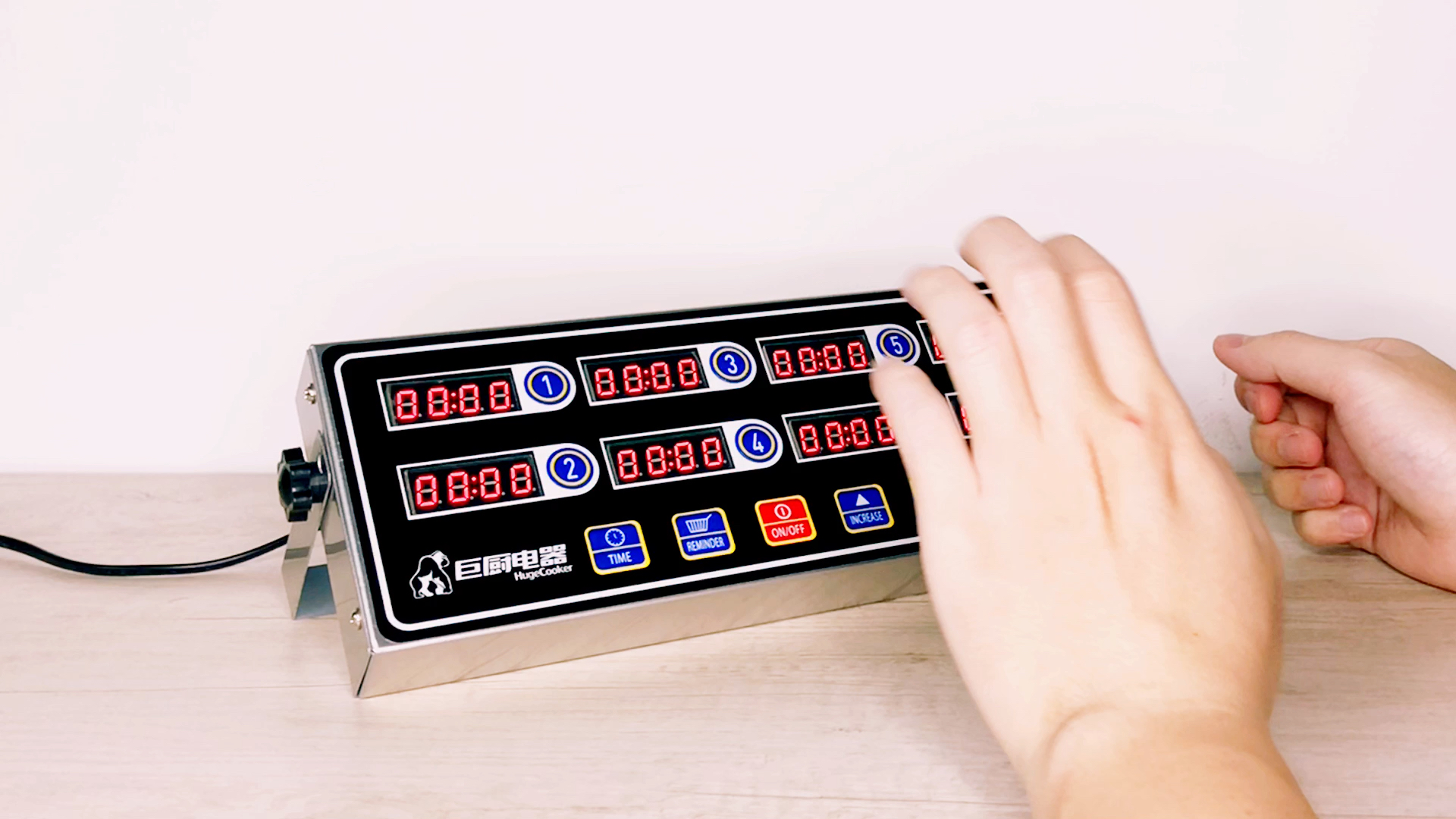 恢复出厂设置-巨厨八通道计时器