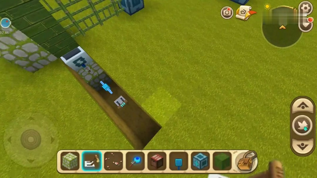 迷你世界 自动大门02 装电就可以放怪兽了