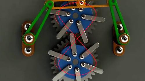 模拟机器运动轨迹全过程