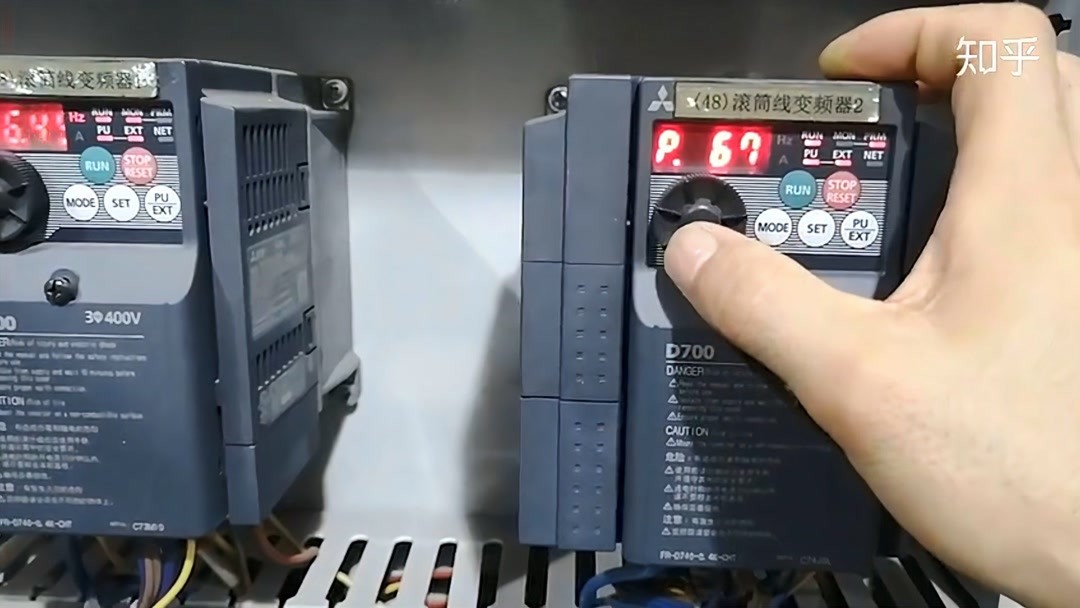 三菱变频器系列课程参数设置意义方法和标准第五课M旋钮如何使用