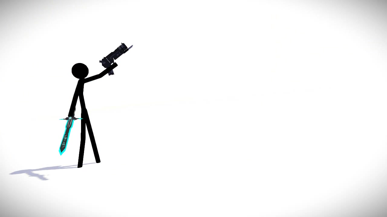 【好久不见的动画练习】试着用3D软件来制作火柴人