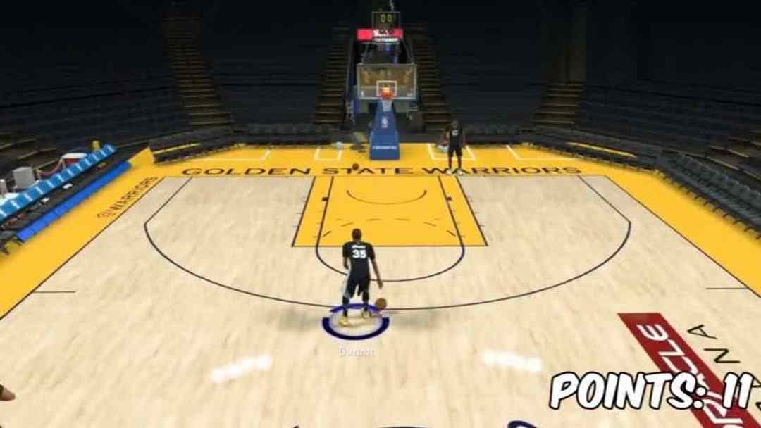 NBA2K杜兰特3分球训练