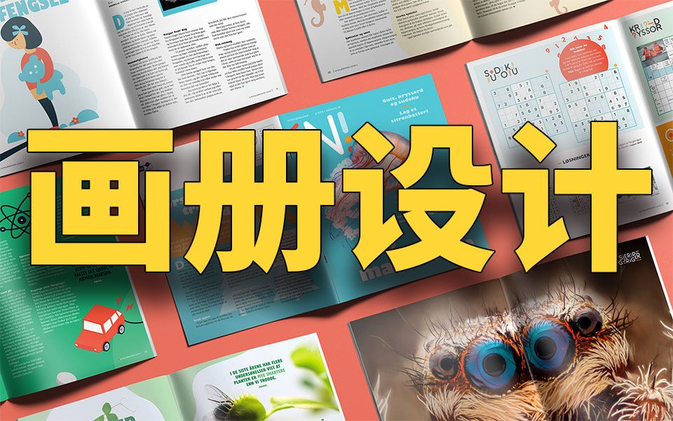 【商业画册】平面设计商业画册设计流程 设计思路系统教程 画册编排...