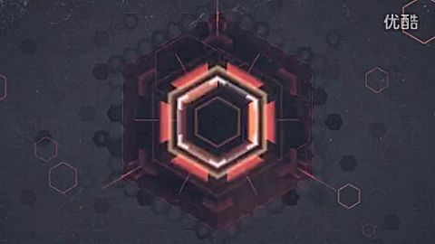 创意几何图形logo演绎动画AE模板hexagon-geometric-logo