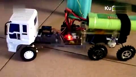 自制遥控卡车全比例遥控车