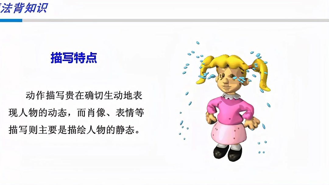 动作描写知识点和答题技巧