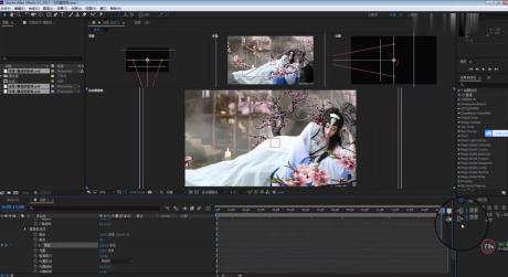 AE摄像机景深设置教程「照片转动画」