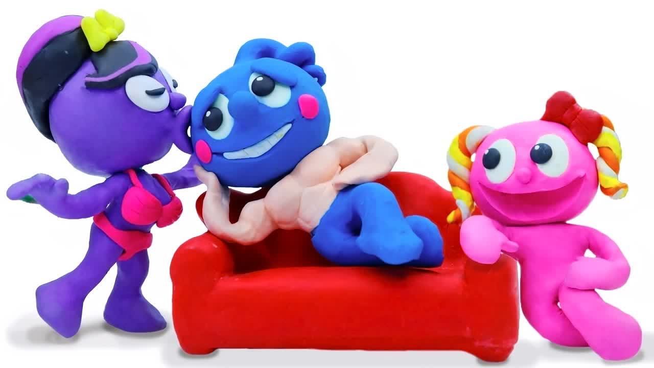 蓝精灵囧事!微小的逃离恐怖跟踪 浪漫定格动画