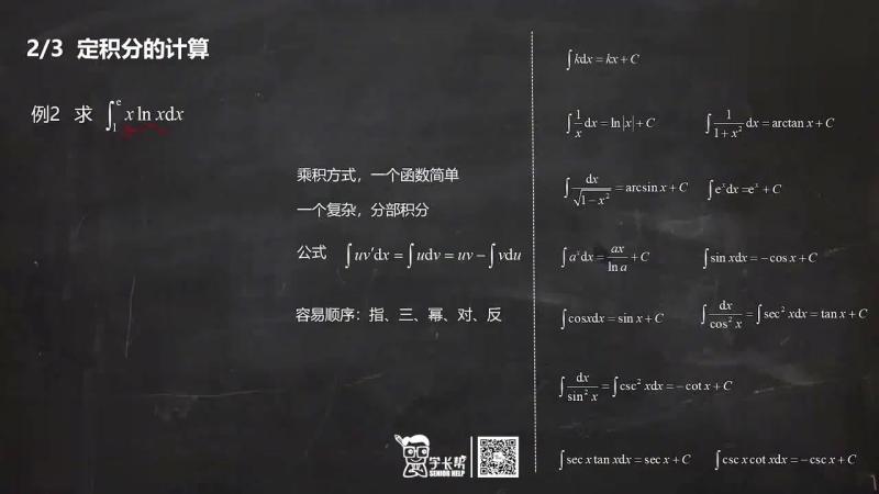 免费复习高等数学上:第6讲,定积分及其应用