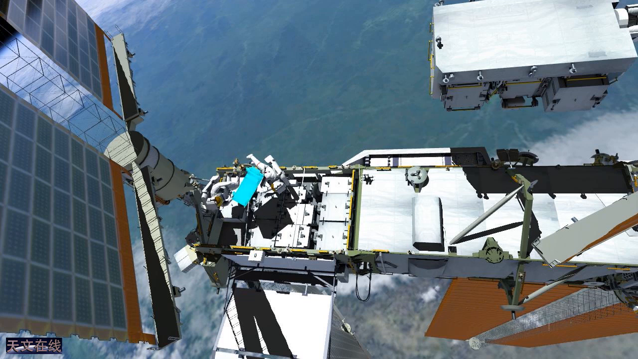 动画模拟:来看看宇航员们是如何在国际空间站外进行太空行走的