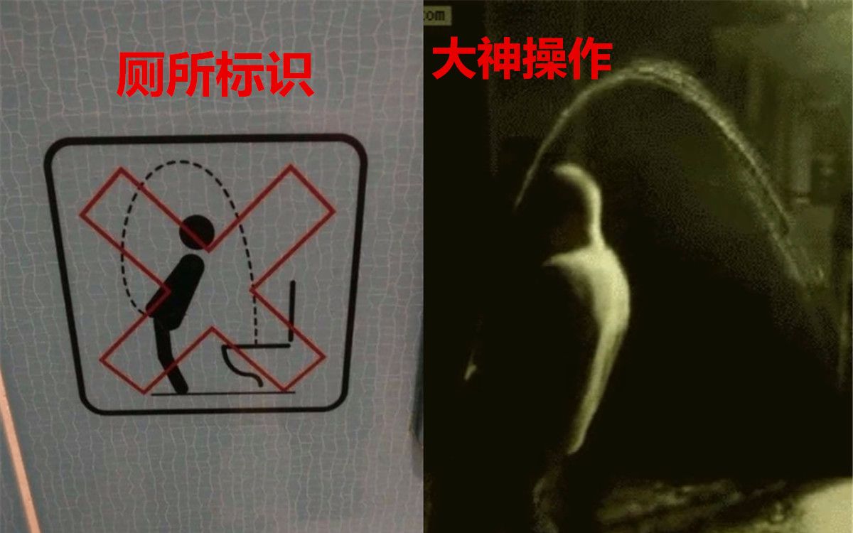 厕所看到奇葩标识,没想到还真的有这种操作!【沙雕排行榜 第十八期】
