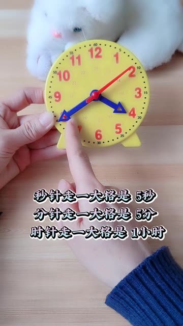 #认识钟表 #帮助孩子认识钟表和时间 #学具 @快手魔法表情(O3xjdhv6...