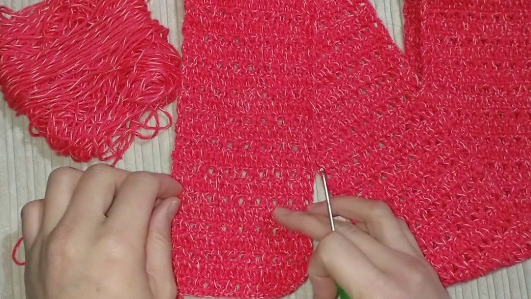 小镂空围巾编织教程,简单易学