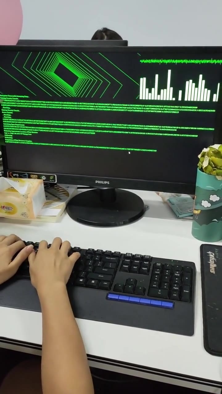 学校机房必备装逼代码 #学校