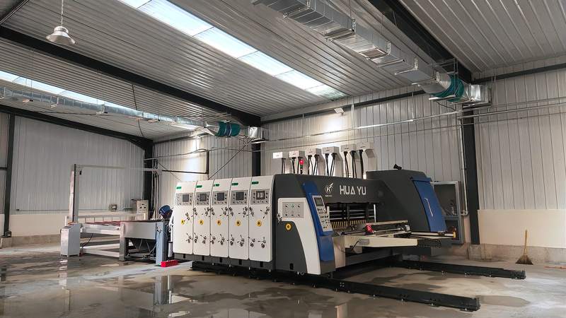 全自动四色高速印刷模切机 重型工业包装箱生产 纸箱包装