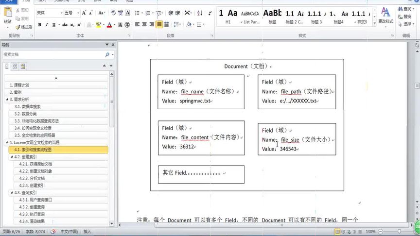 Lucene&solr(2天学习):第6讲,索引流程之分析文档