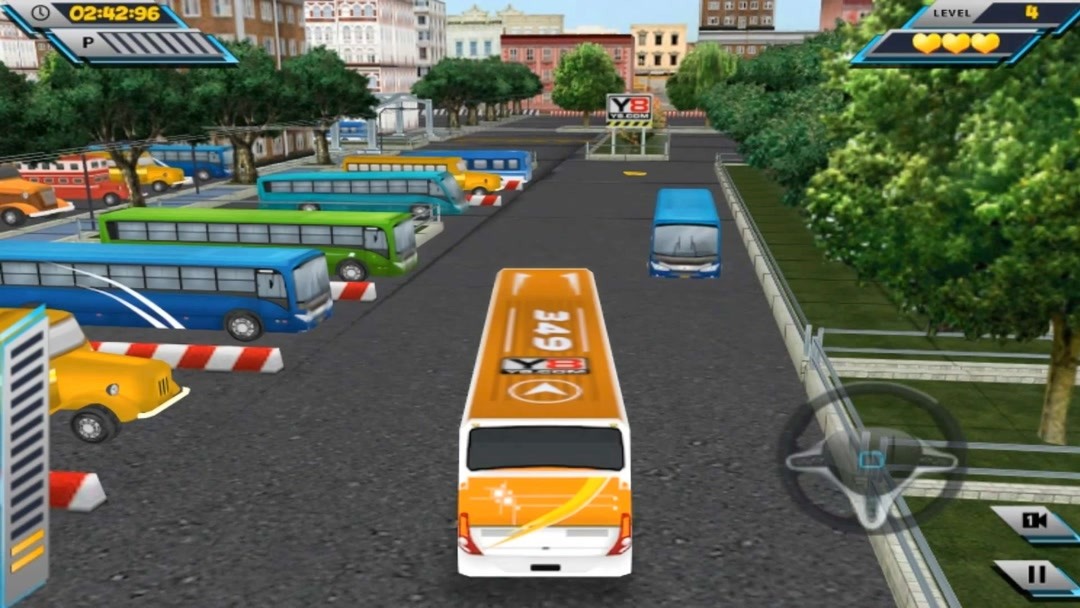 公交巴士停车:上帝视角看下公交车是怎么转弯的