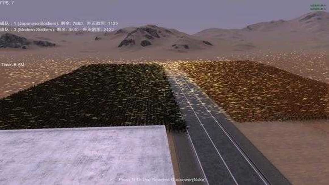 史诗战争模拟器:10000个中国士兵对战10000个日本士兵!